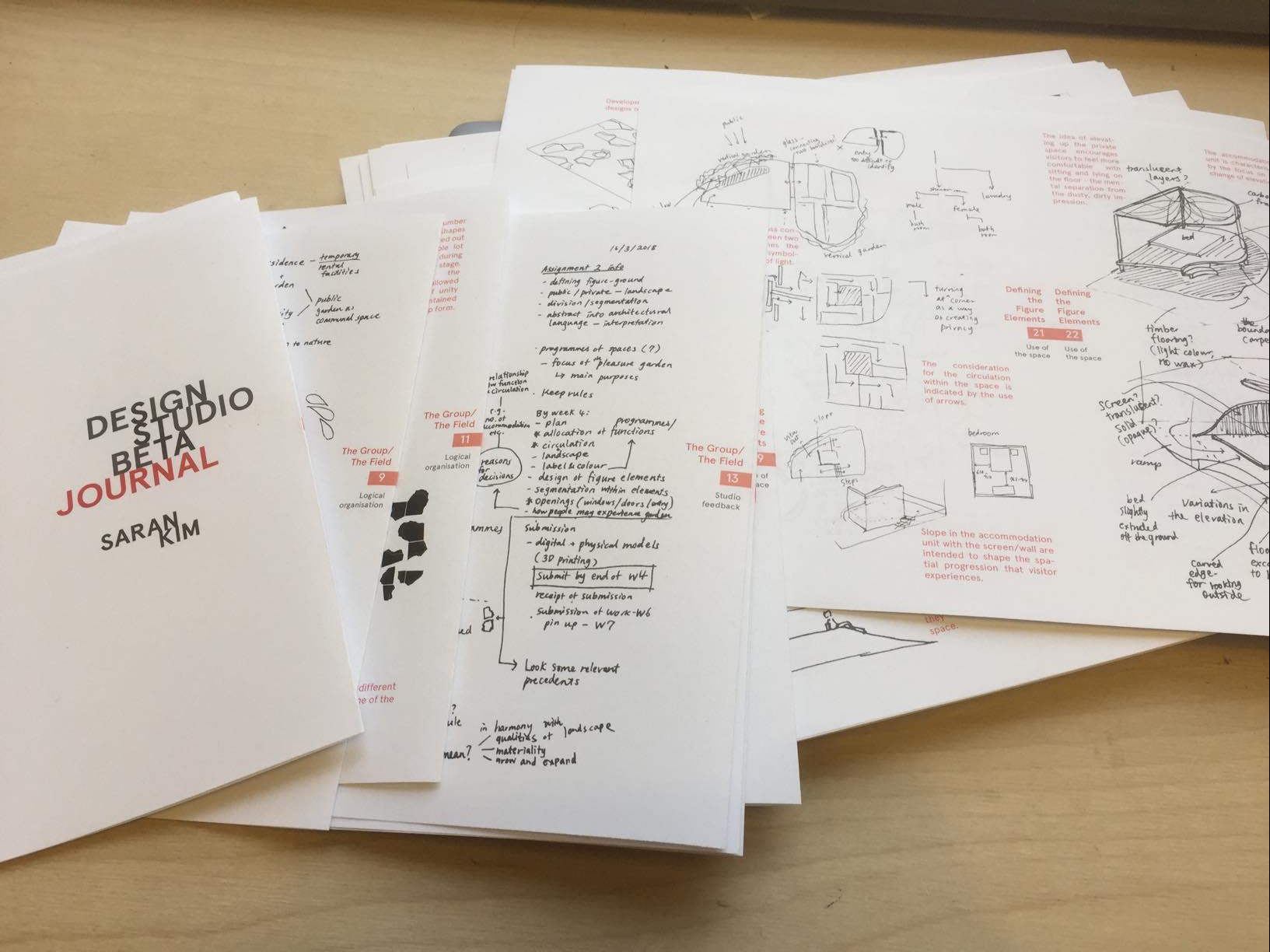 Bookbinding for the studio journal 2: Assembling – Saran Kim | Blog