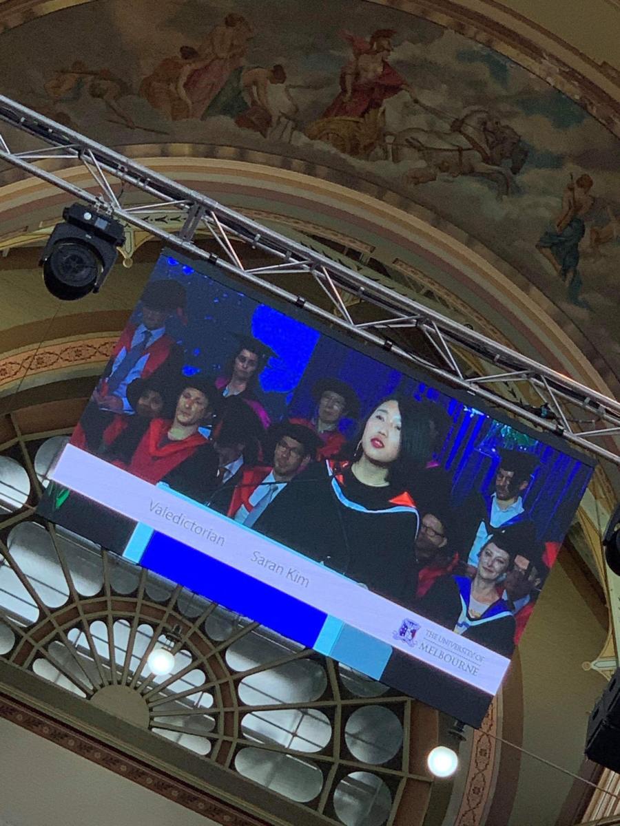 Transcript of my valedictorian speech – Saran Kim | Blog