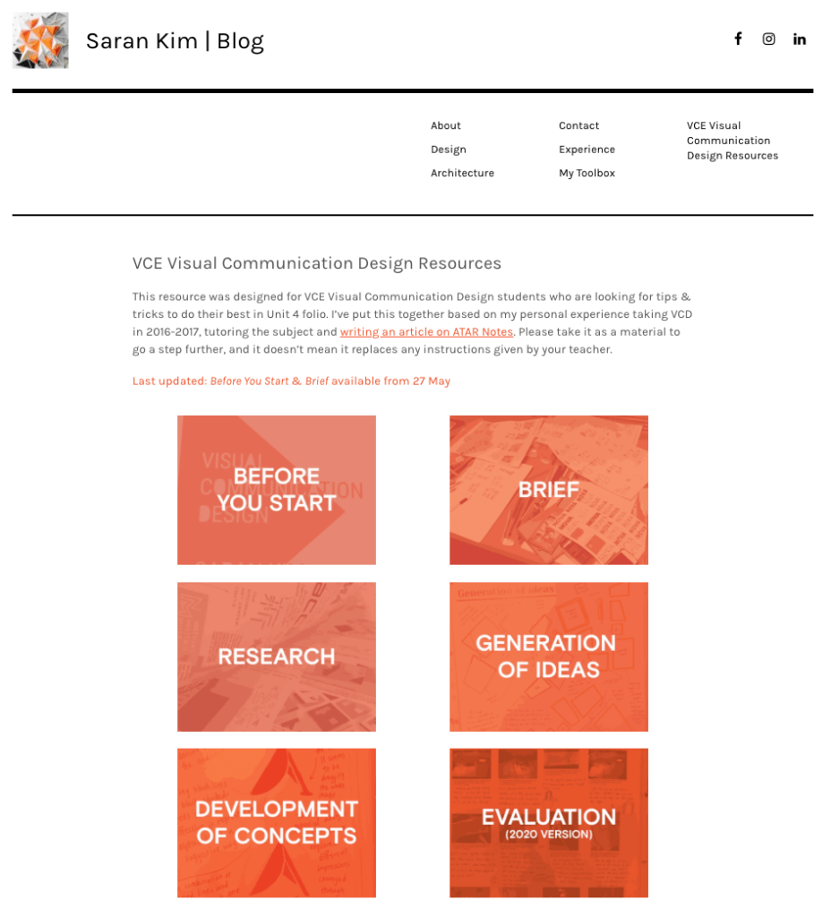 Absolutely free VCE Visual Communication Design Resources for students ...